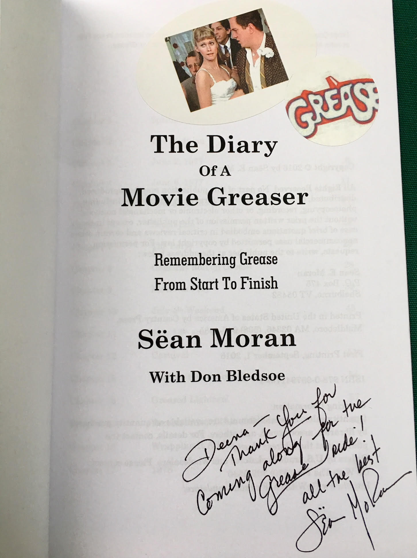 The Diary of a Movie Greaser Remembering Grease from Start to Finish by ...